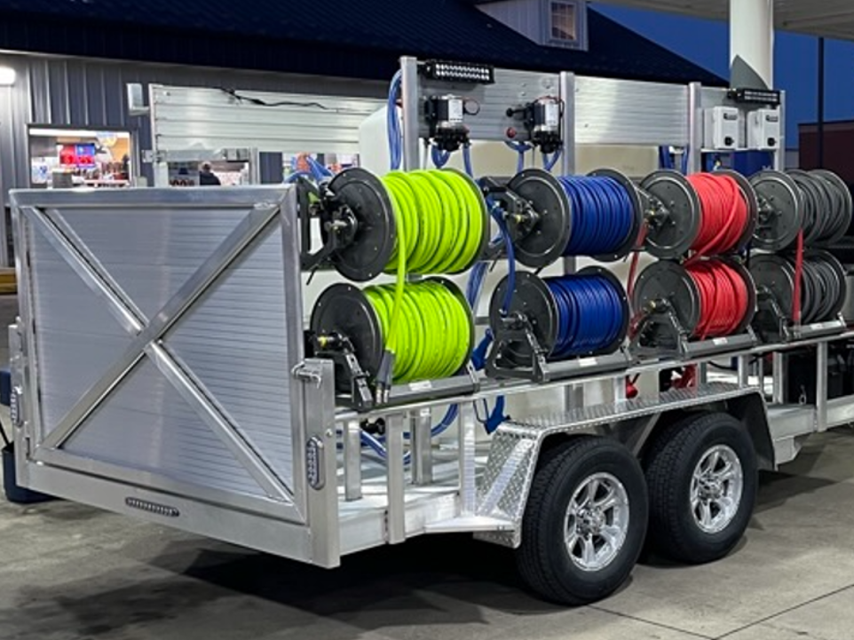 Custom Aluminum Trailers Pressure Washing & Softwash | Mobile Skids